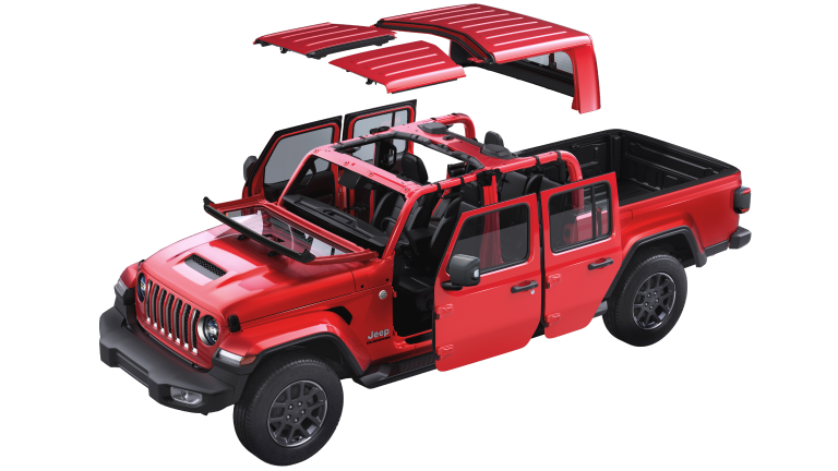 Jeep® Gladiator | Pick-up mit legendären Gelände-Fähigkeiten